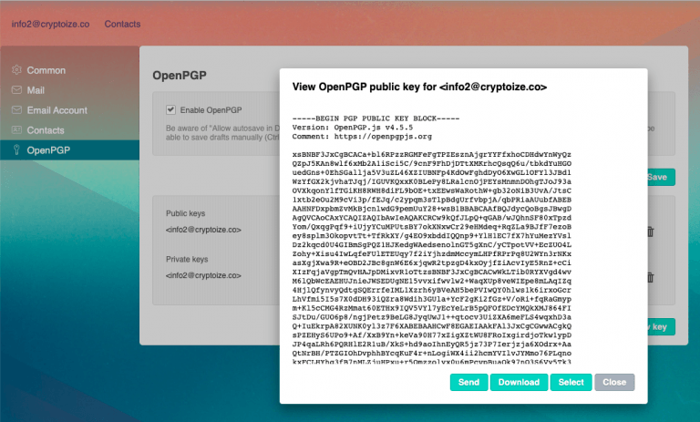 PGP Email Encryption with Afterlogic and Mailcow | Autoize Europe